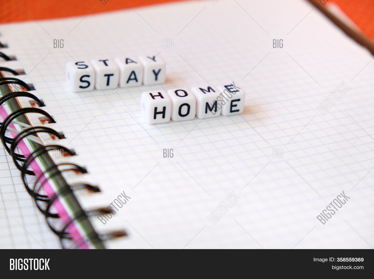 Text Stay Home , Word Image & Photo (Free Trial) | Bigstock