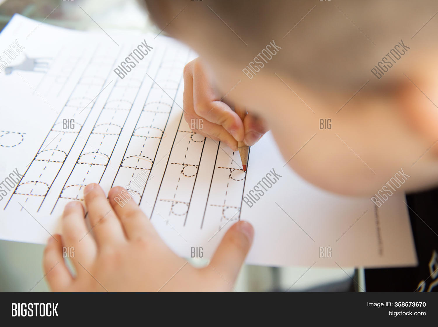 Schoolboy Writing Image & Photo (Free Trial) | Bigstock