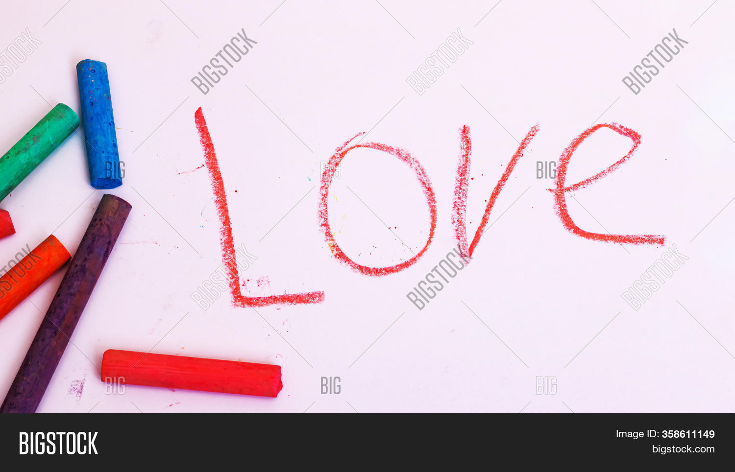 Colored Crayons Word Image & Photo (Free Trial) | Bigstock