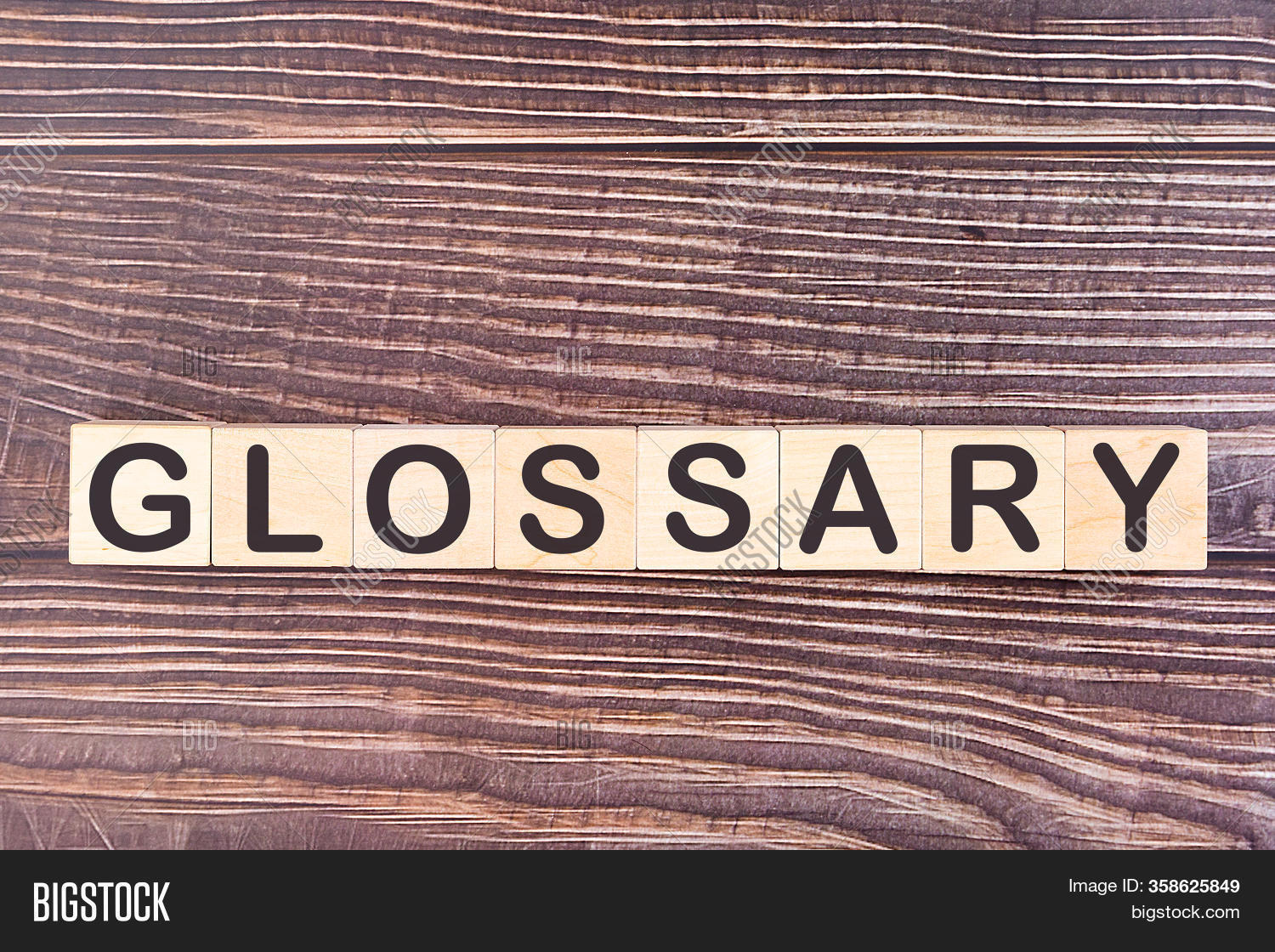 Glossary Word Made Image & Photo (Free Trial) | Bigstock