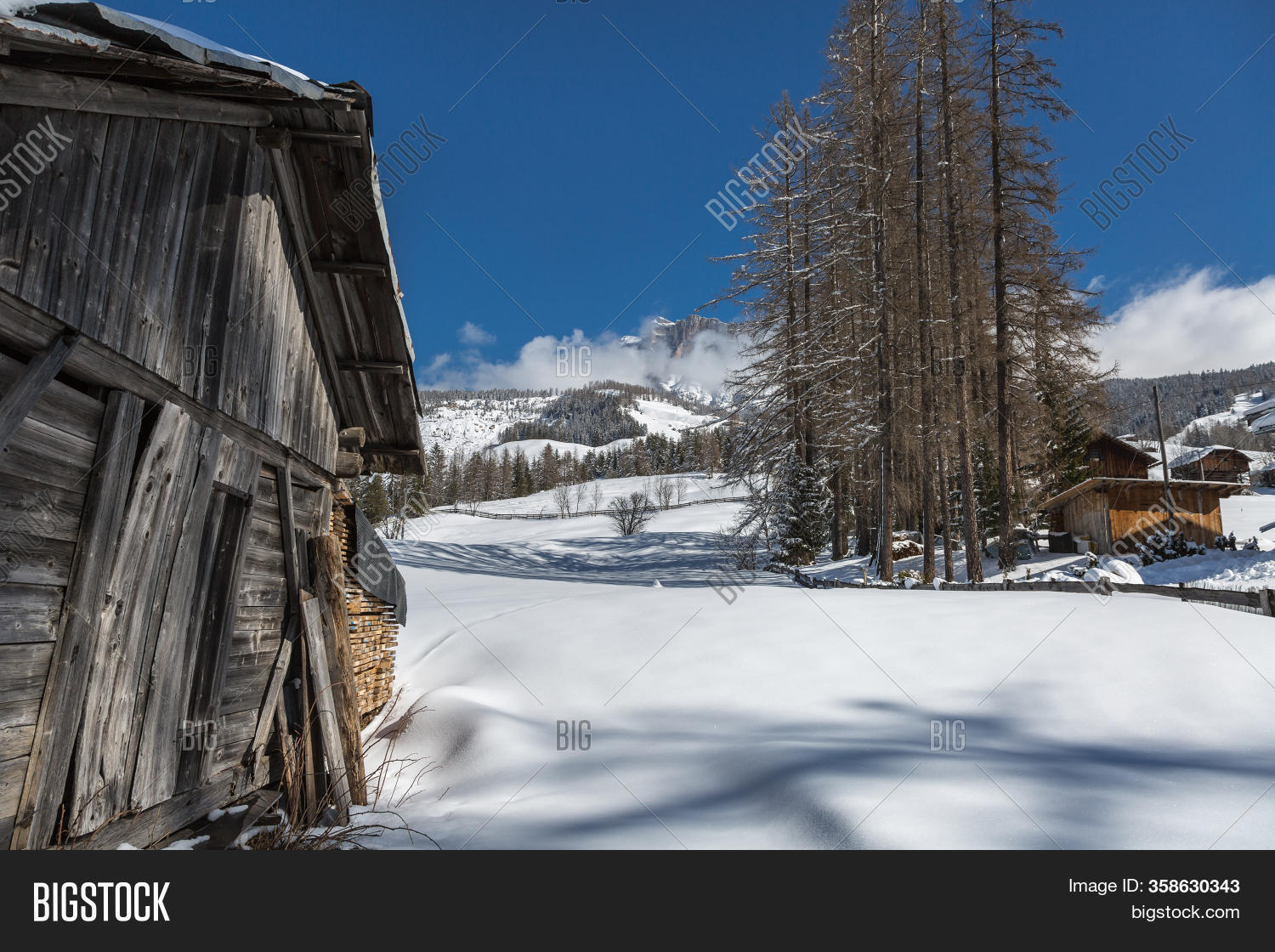 Wooden Shack Winter Image & Photo (Free Trial) | Bigstock