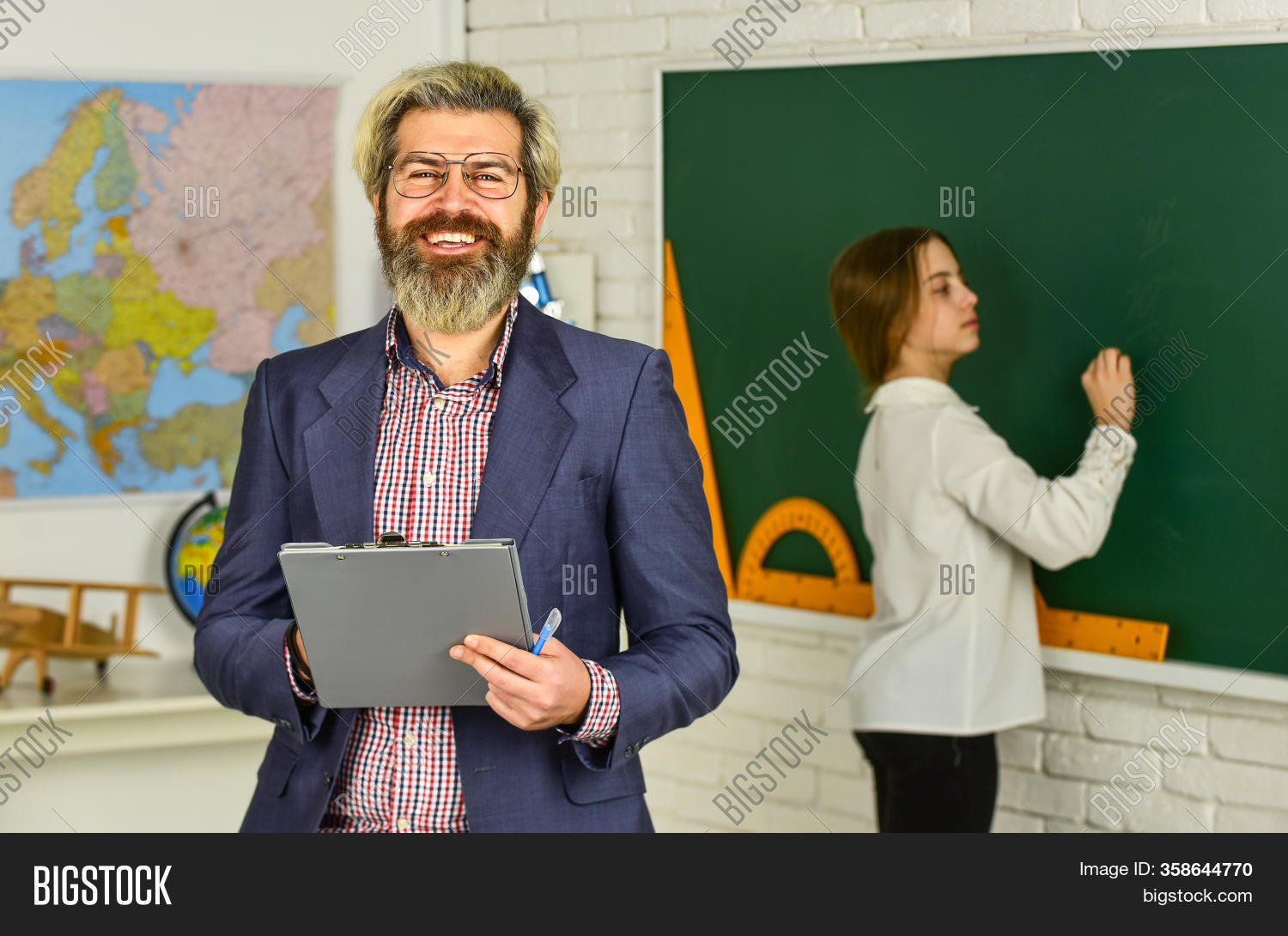Happy Teacher Child Image & Photo (Free Trial) | Bigstock