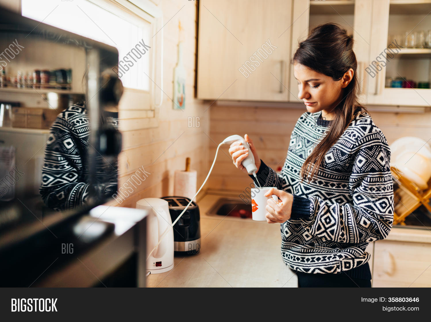 Woman Making Coffee Image & Photo (Free Trial) | Bigstock