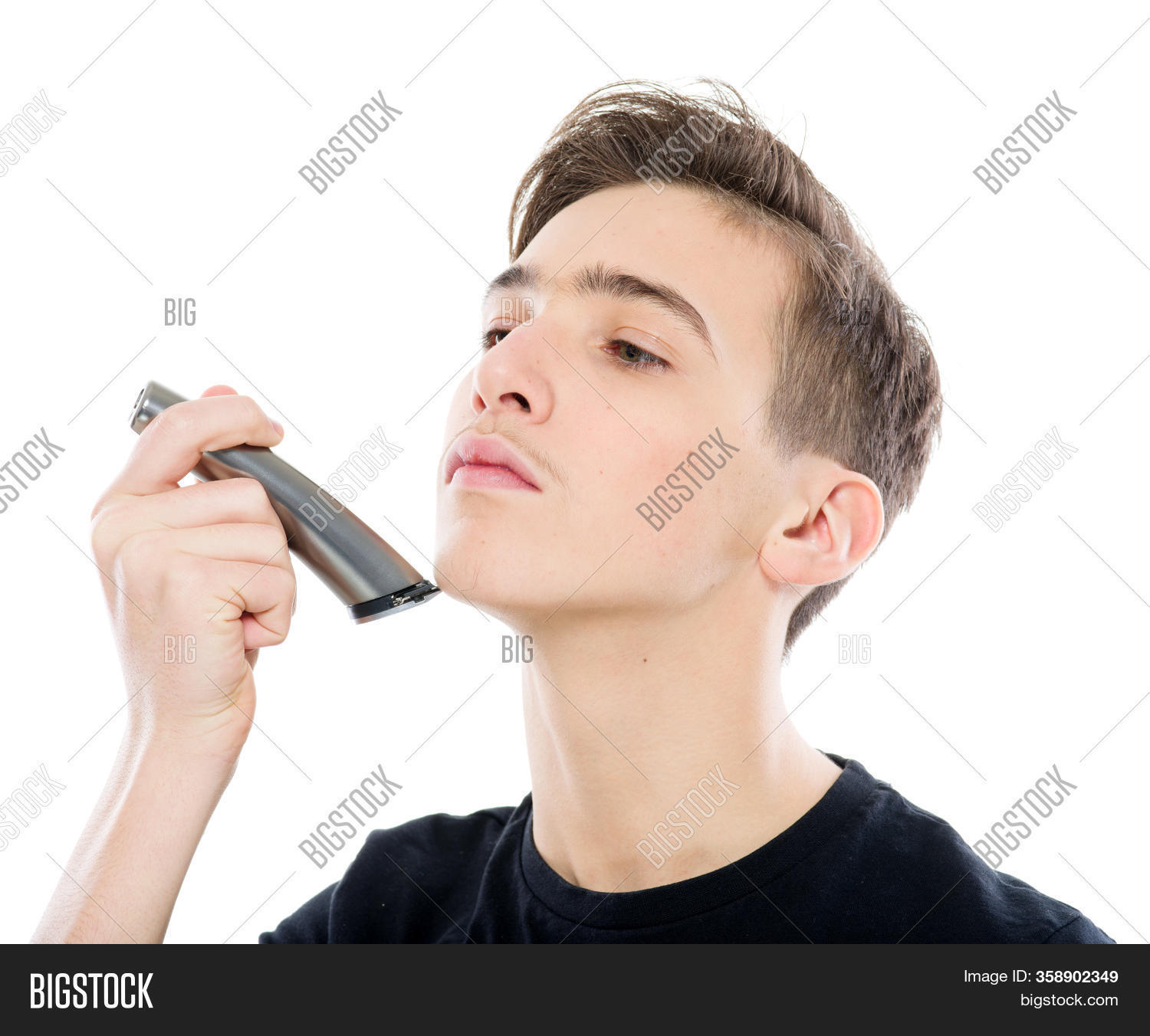 Teenage Boy Shaving Image & Photo (Free Trial) | Bigstock