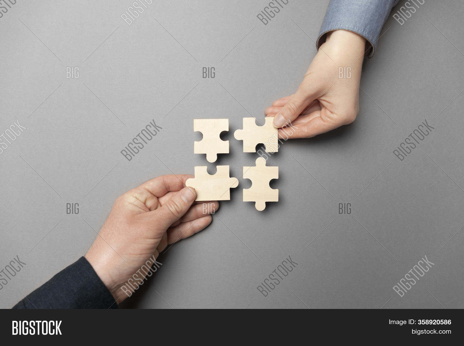 Two Hands Connect Image & Photo (Free Trial) | Bigstock