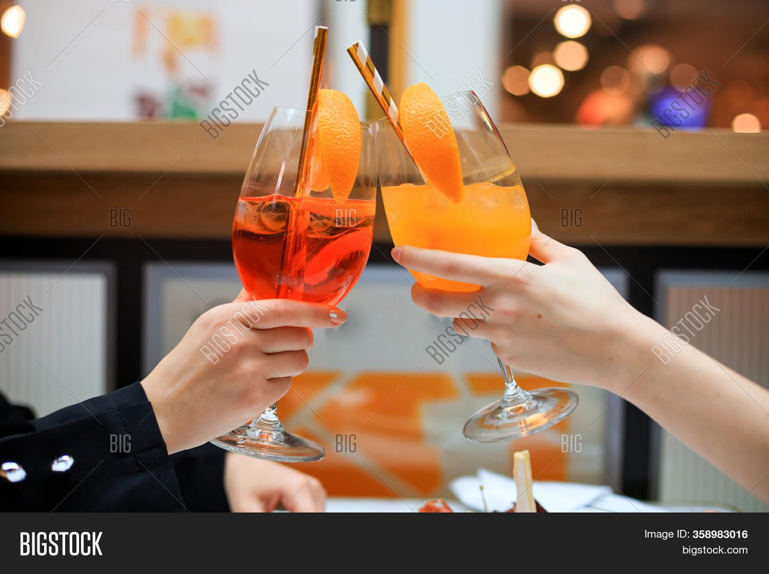 Two Girls Drinking Image & Photo (Free Trial) | Bigstock