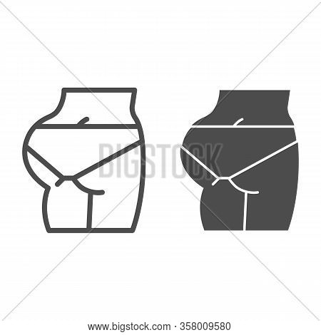 Fit Ass Line Solid Vector & Photo (Free Trial) | Bigstock