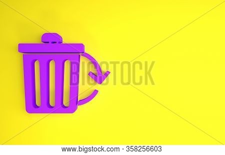 Purple Recycle Bin Image & Photo (Free Trial) | Bigstock