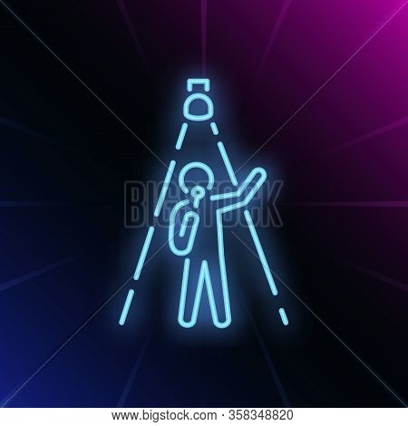 Singing Man Neon Sign Vector & Photo (Free Trial) | Bigstock