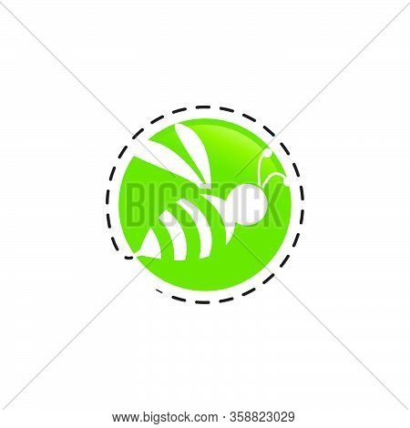 Creative Circle Bee Vector & Photo (Free Trial) | Bigstock
