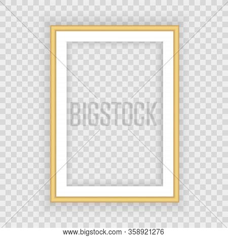Realistic Gold Frame Vector & Photo (Free Trial) | Bigstock