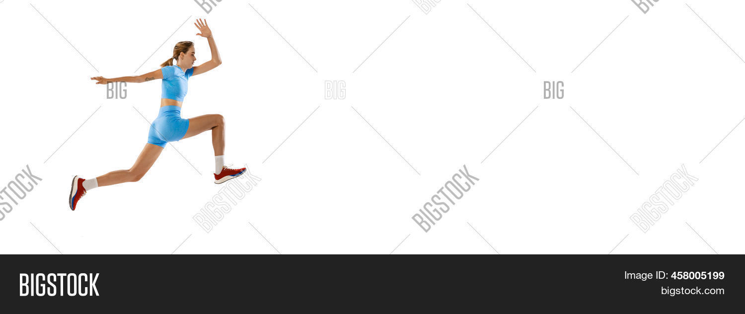 Triple Jump Technique Image & Photo (Free Trial) | Bigstock