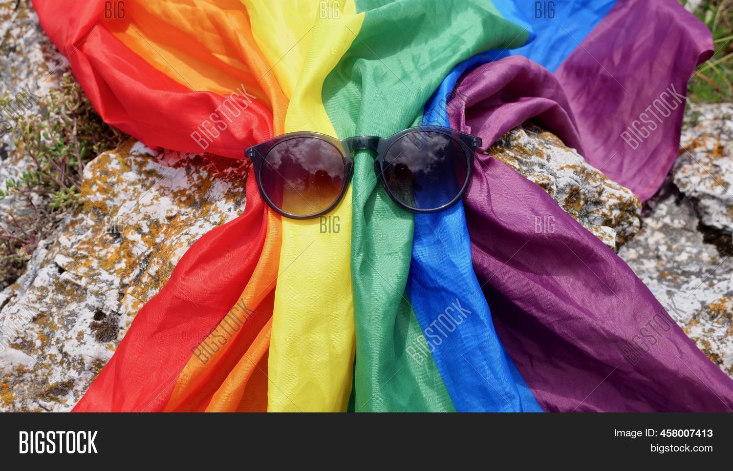 Rainbow Flag Peace Image And Photo Free Trial Bigstock