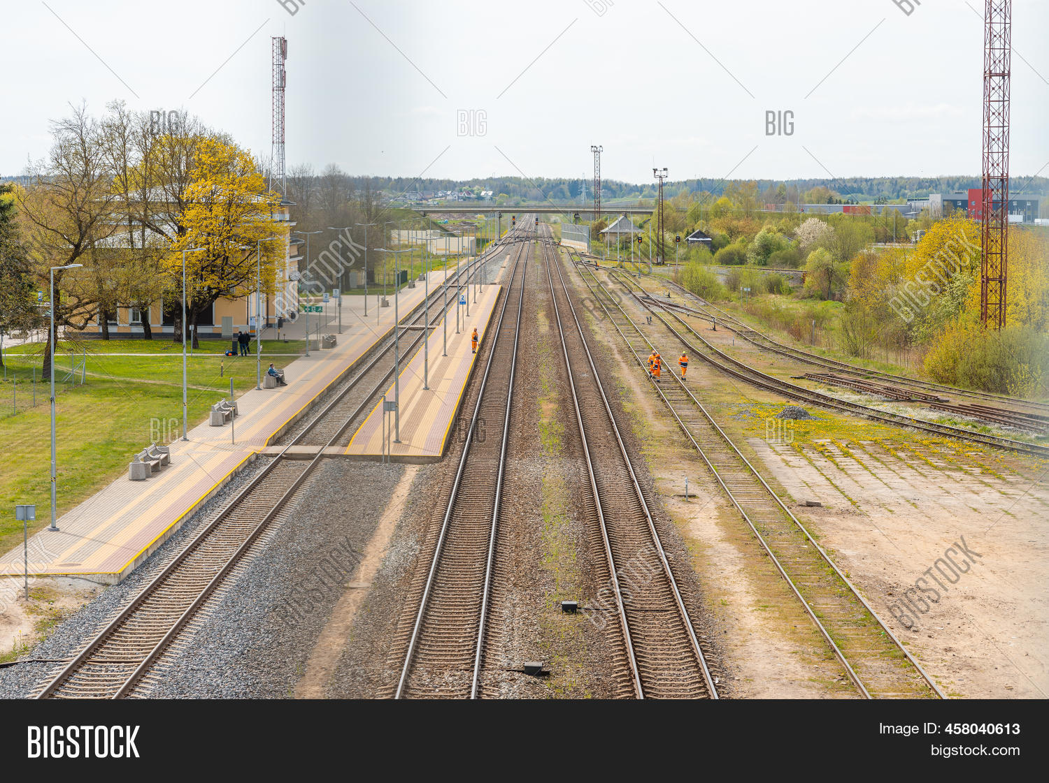 Empty Multiple Train Image & Photo (Free Trial) | Bigstock