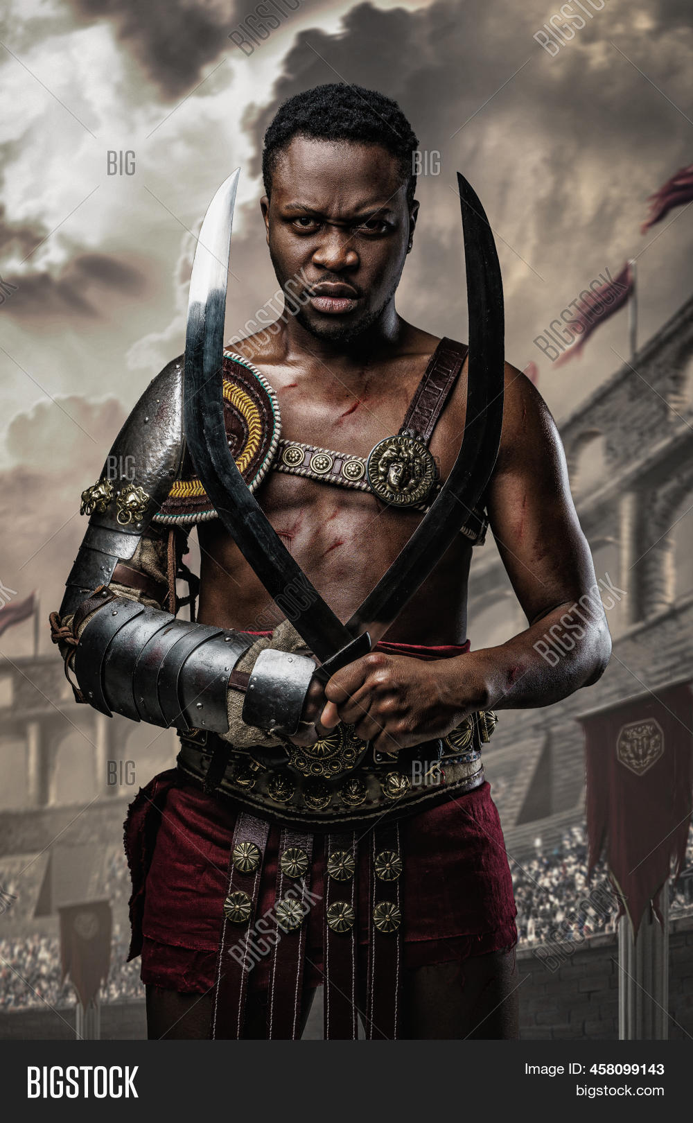 Angry Roman Gladiator Image & Photo (Free Trial) | Bigstock