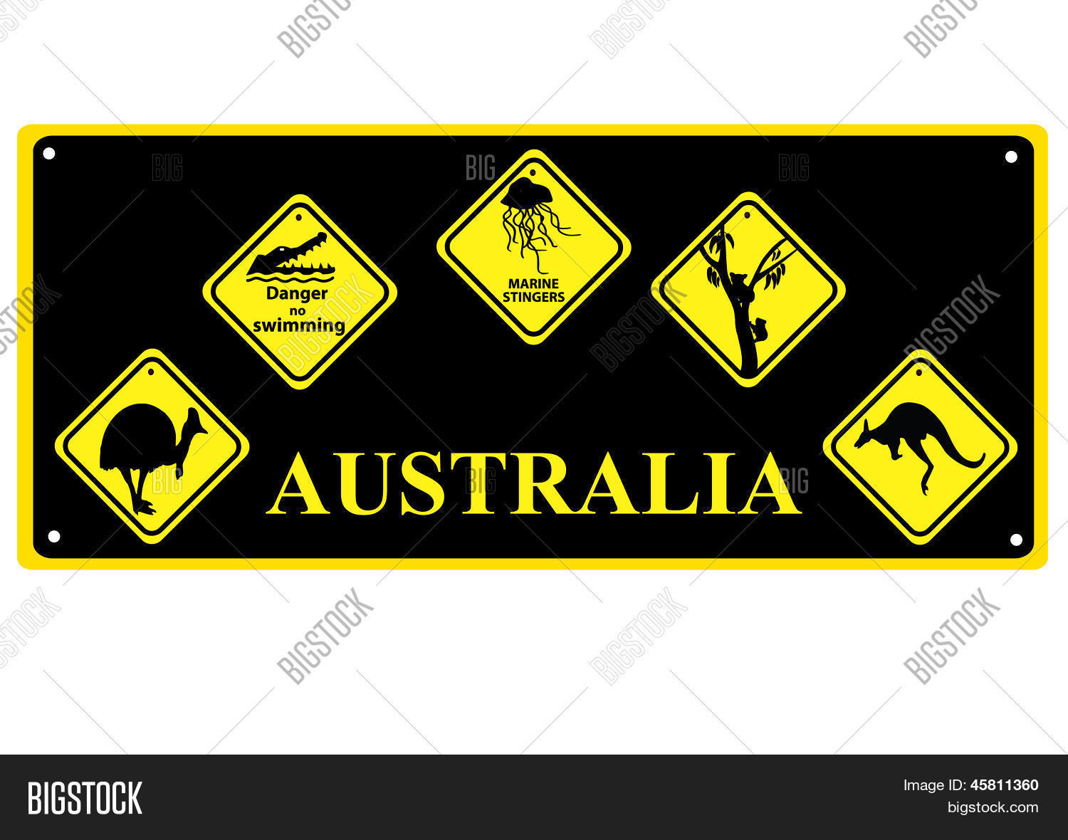 Australian Signs Vector & Photo (Free Trial) | Bigstock