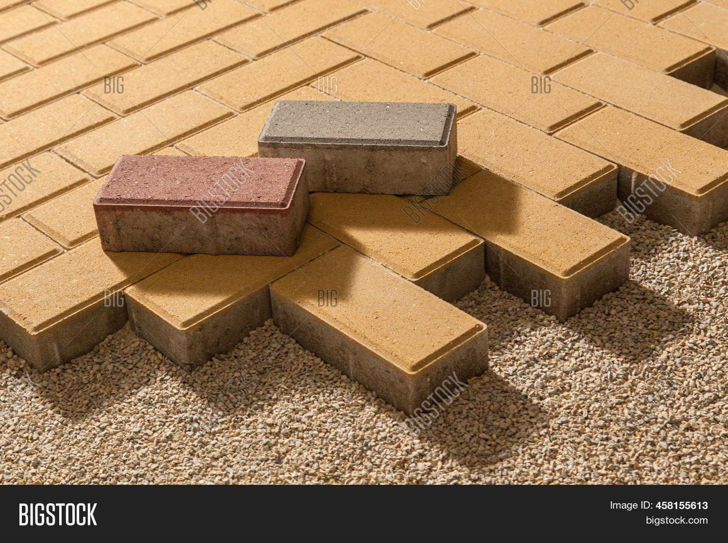 Pedestrian Path Paver Image & Photo (Free Trial) | Bigstock