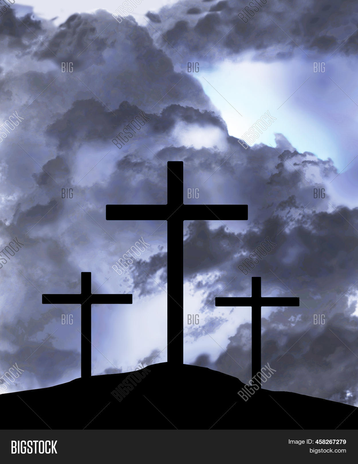 Three Crosses Image & Photo (Free Trial) | Bigstock