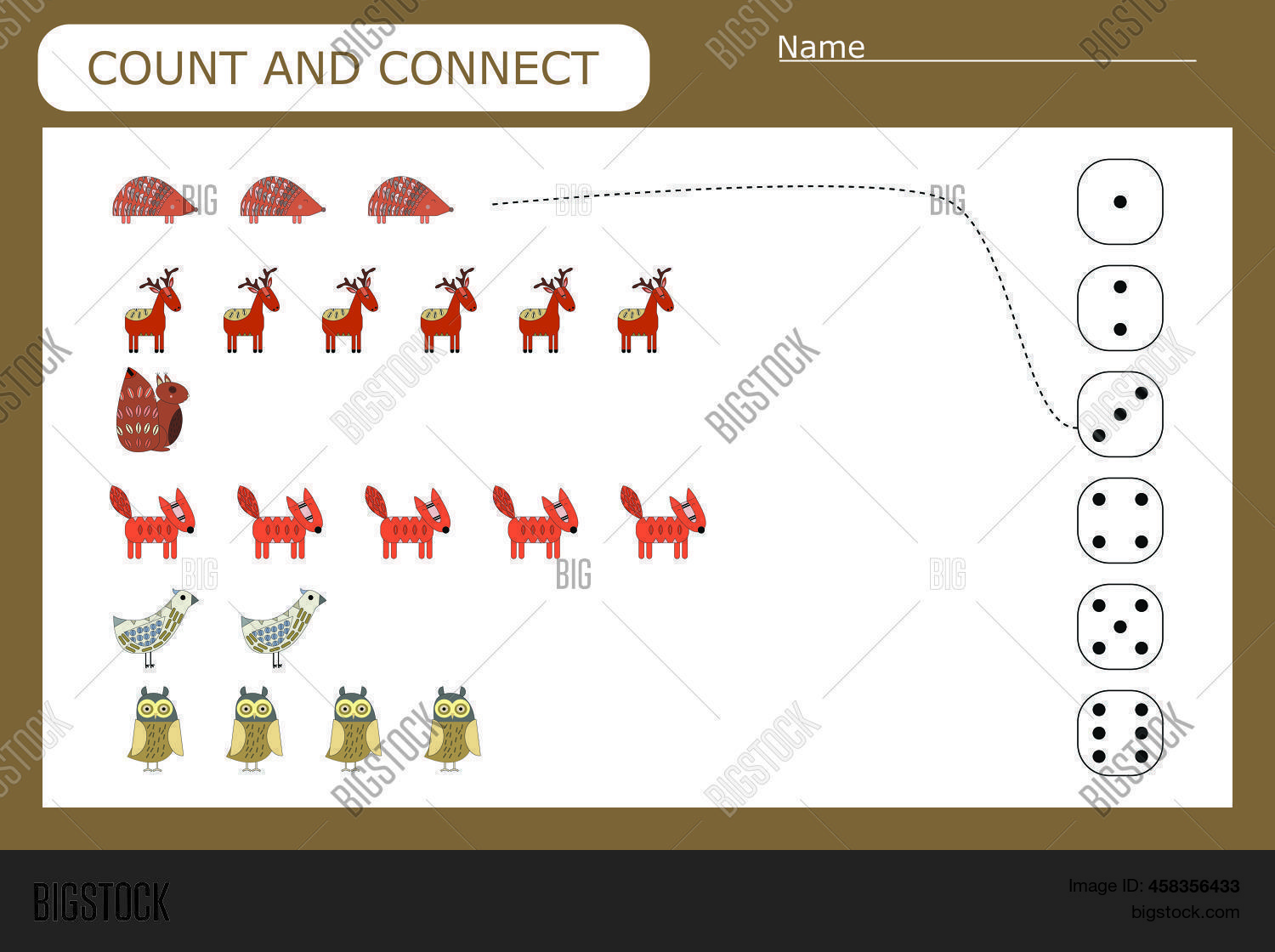 Count Connect Number Vector & Photo (Free Trial) | Bigstock