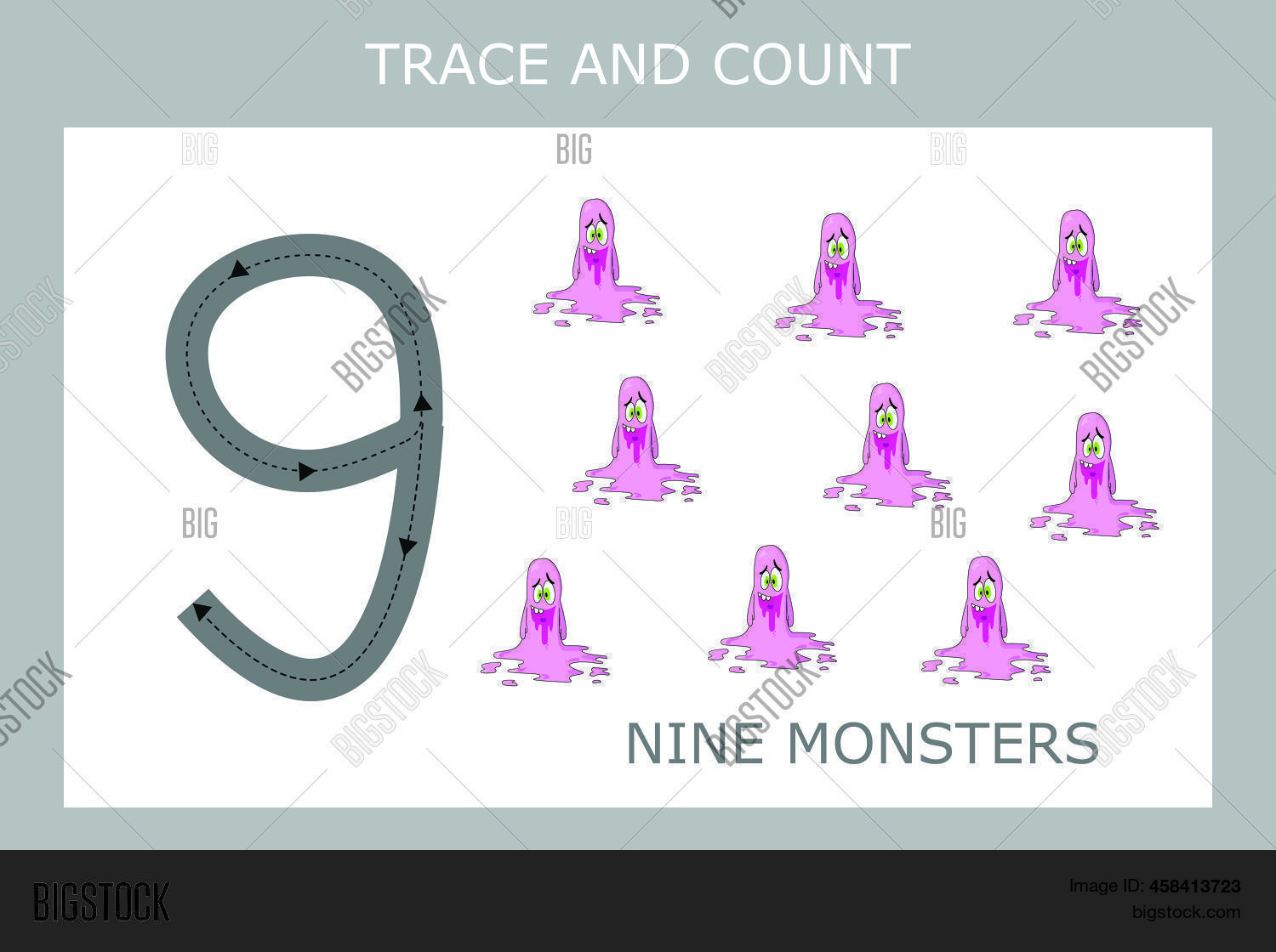 Numbers Kids. Vector & Photo (Free Trial) | Bigstock