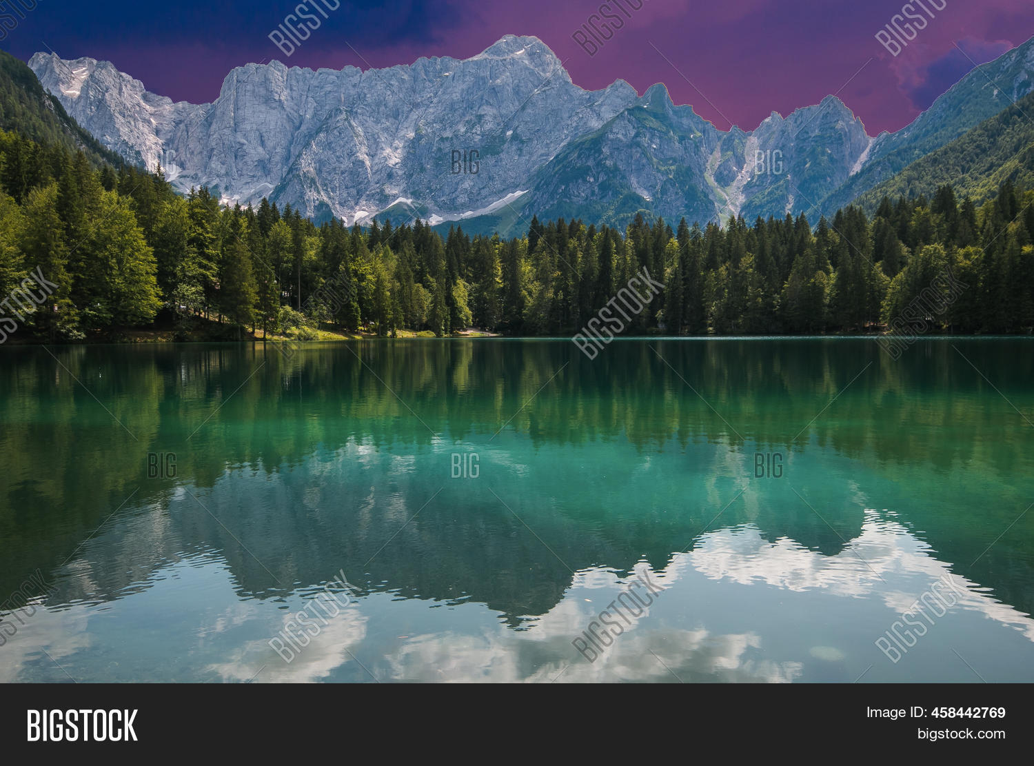 Upper Lake Fusine Image & Photo (Free Trial) | Bigstock