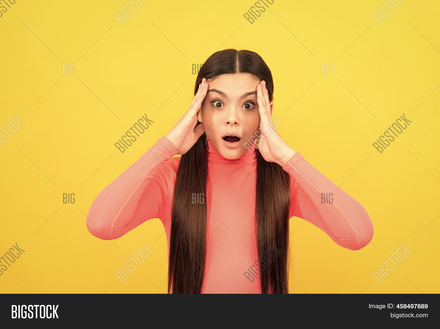 Shocked Teen Girl Long Image & Photo (Free Trial) | Bigstock