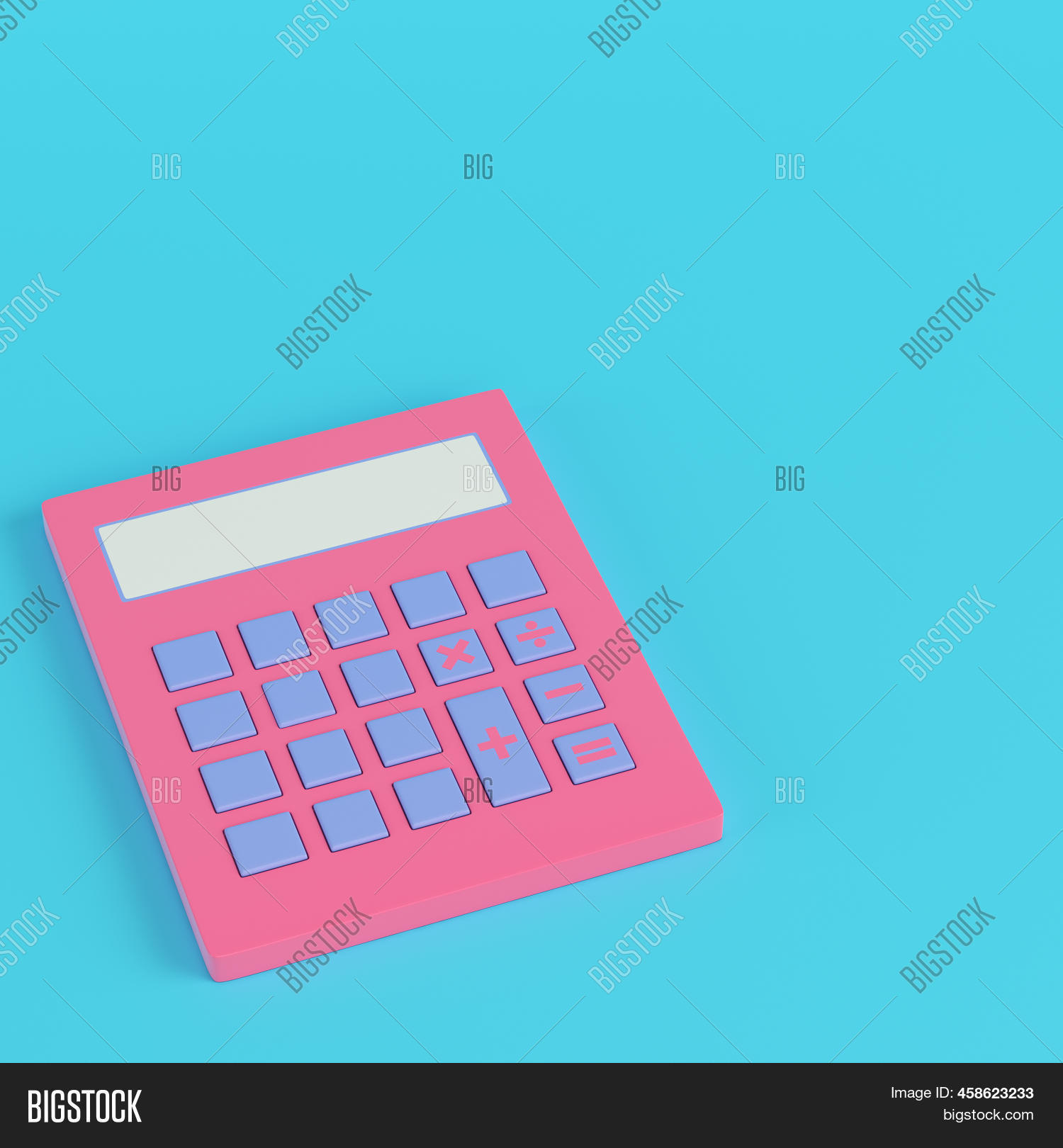 Pink Simple Calculator Image & Photo (Free Trial) | Bigstock