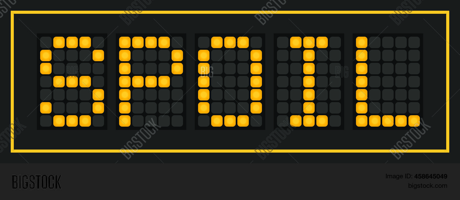 Orange Color Led Vector & Photo (Free Trial) | Bigstock