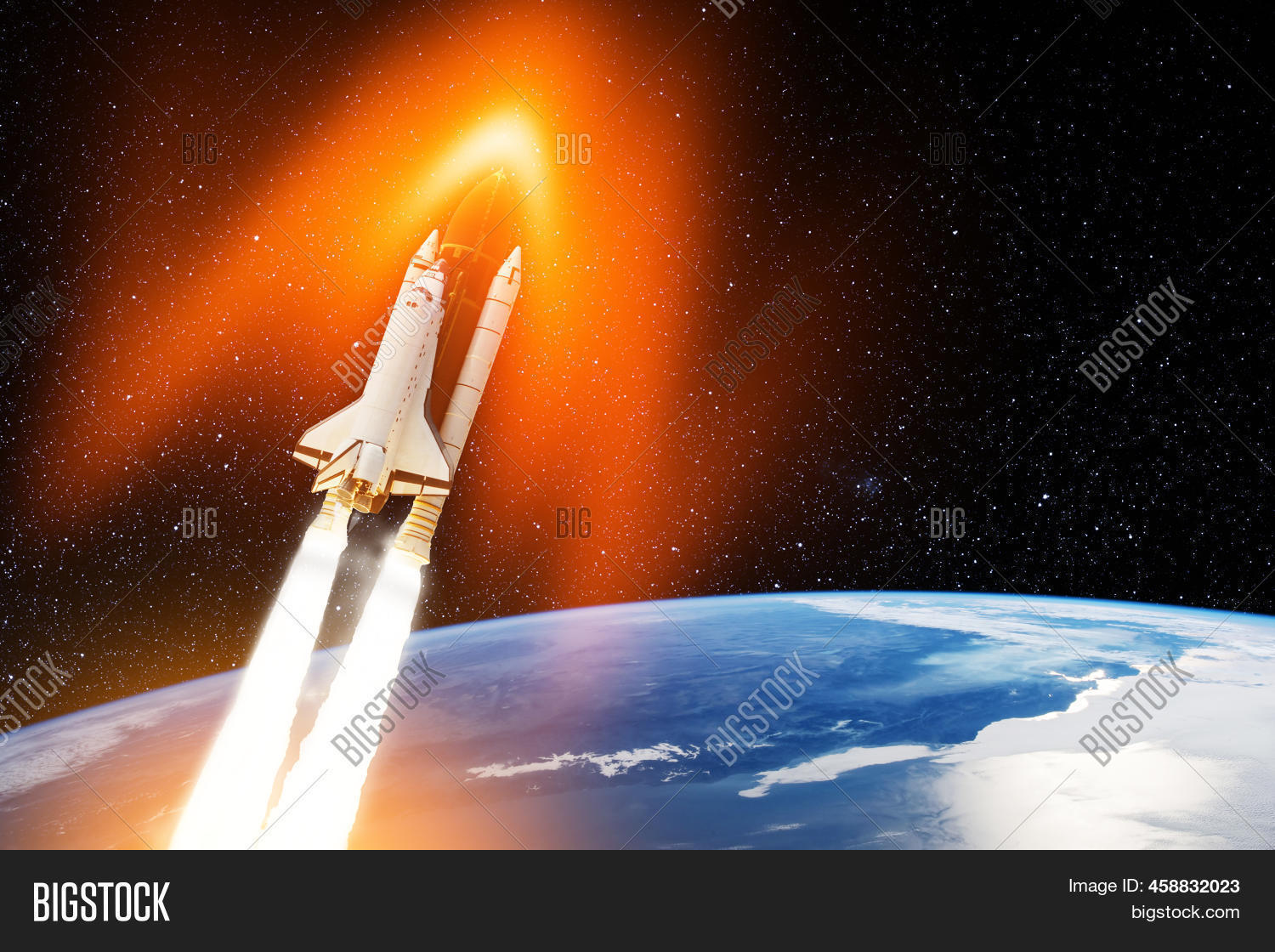 Spaceship Lift Off. Image & Photo (Free Trial) | Bigstock