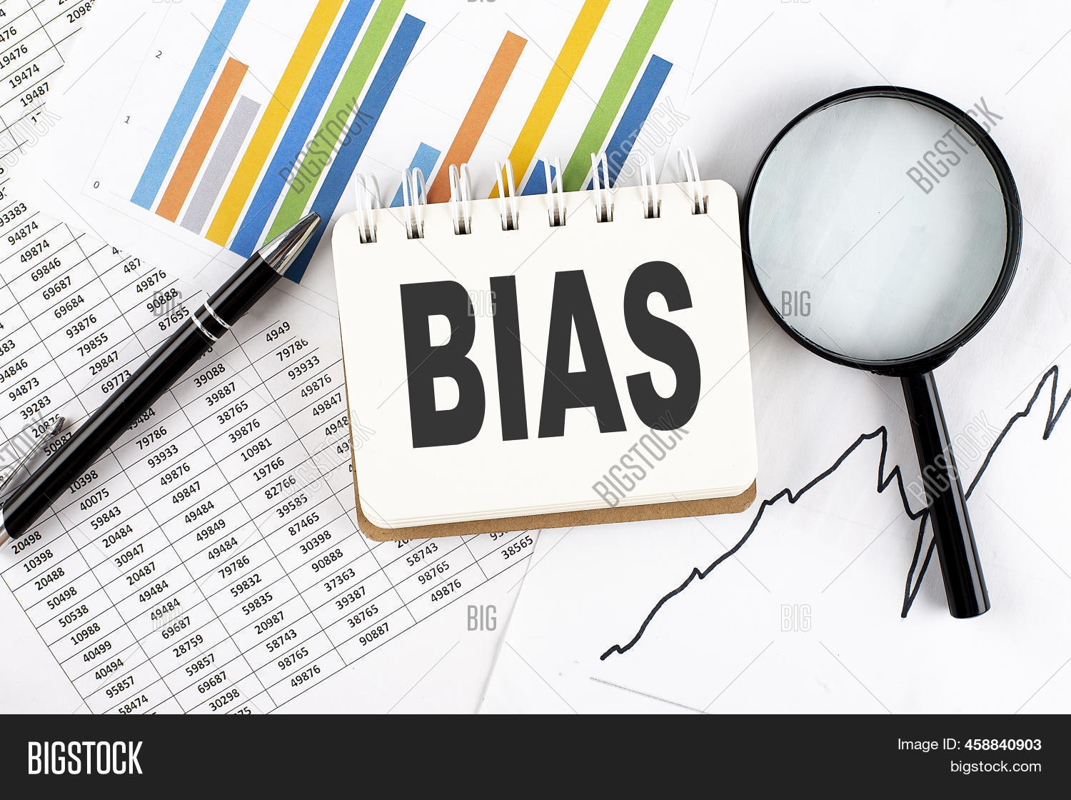 Bias Text On Notebook Image & Photo (Free Trial) | Bigstock