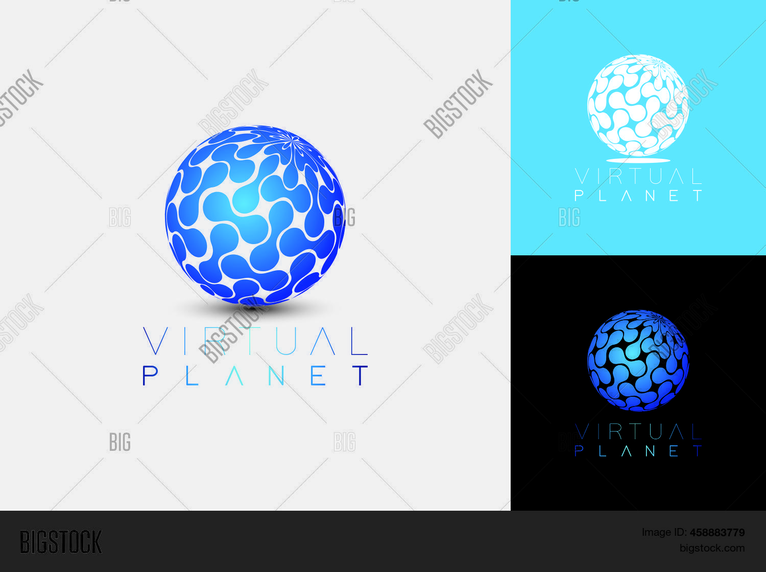 Modern Sci-fi 3d Logo Vector & Photo (Free Trial) | Bigstock