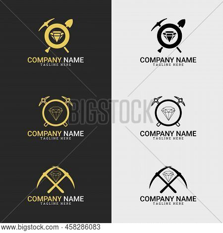 Diamond Mining Logo, Vector & Photo (Free Trial) | Bigstock