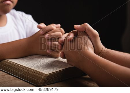 Children Praying Image & Photo (Free Trial) | Bigstock