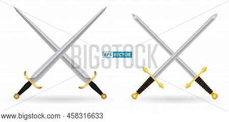 Set Realistic Sword Vector & Photo (Free Trial) | Bigstock