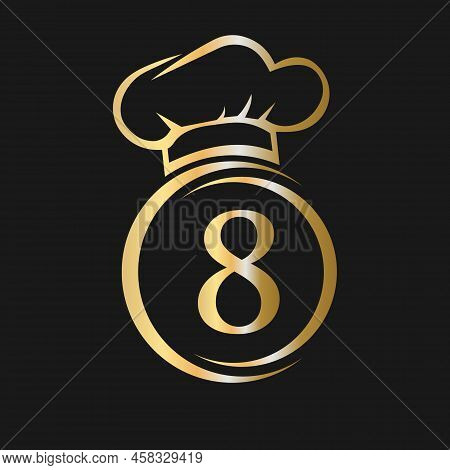 Initial Letter 8 Vector & Photo (Free Trial) | Bigstock