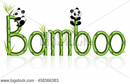 Bamboo Panda Text. Vector & Photo (Free Trial) | Bigstock