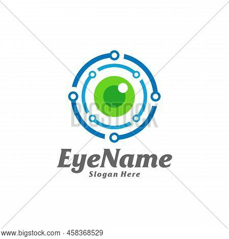Tech Eye Logo Design Vector & Photo (Free Trial) | Bigstock