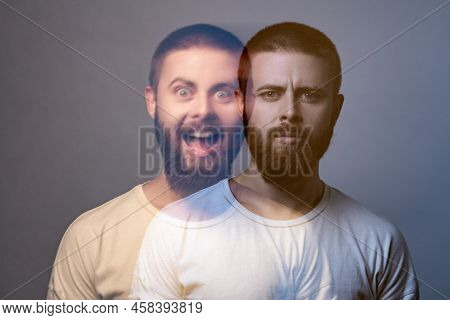 Portrait Two-faced Man Image & Photo (Free Trial) | Bigstock
