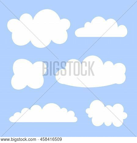 Simple Shapes Cloud. Vector & Photo (Free Trial) | Bigstock