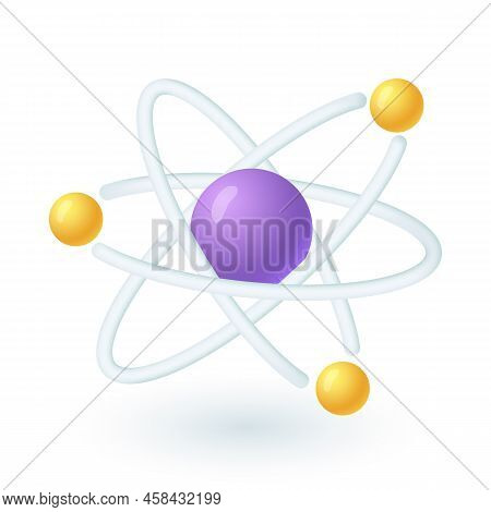 3d Cartoon Style Atom Vector & Photo (Free Trial) | Bigstock
