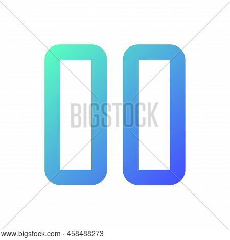Pause Button Pixel Vector & Photo (Free Trial) | Bigstock
