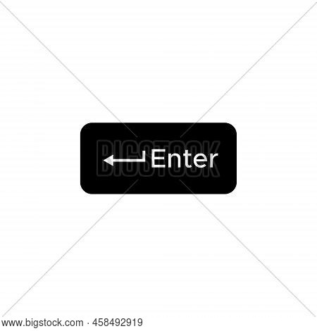Enter Button Icon Vector & Photo (Free Trial) | Bigstock