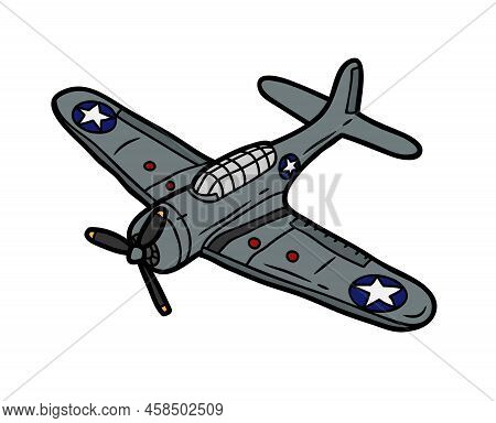 Fighter Plane Grey Vector & Photo (Free Trial) | Bigstock