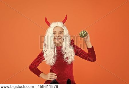 Happy Devil Kid White Image & Photo (Free Trial) | Bigstock