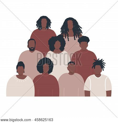 Group Black People. Vector & Photo (Free Trial) | Bigstock
