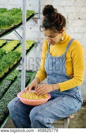 Woman Choose Seeds Image & Photo (Free Trial) | Bigstock