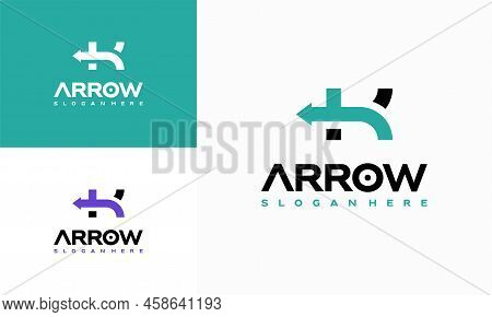 Simple Arrow Logo Vector & Photo (Free Trial) | Bigstock
