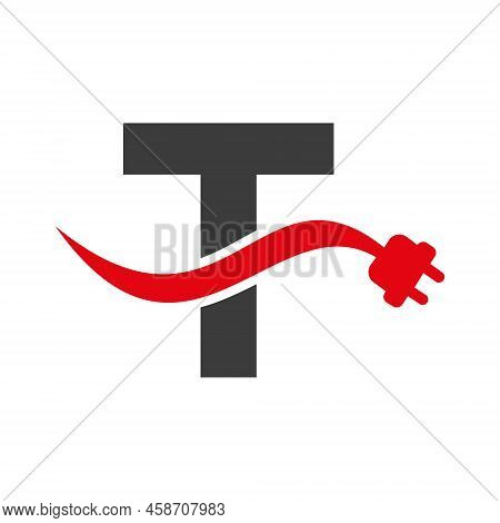 Letter T Electricity Vector & Photo (Free Trial) | Bigstock