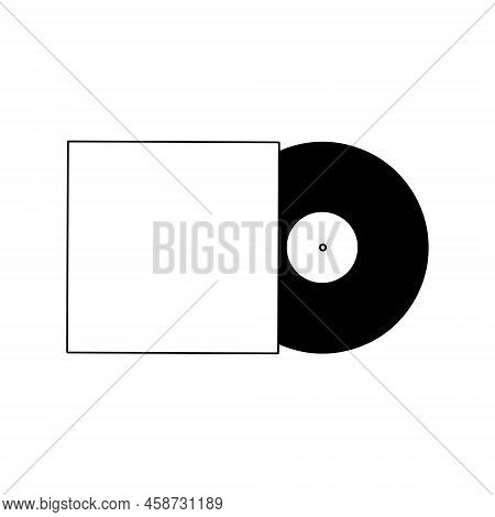 Outline Vinyl Disc Vector & Photo (Free Trial) | Bigstock