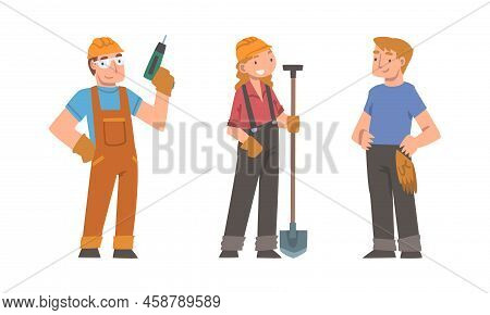 Construction Workers Vector & Photo (Free Trial) | Bigstock